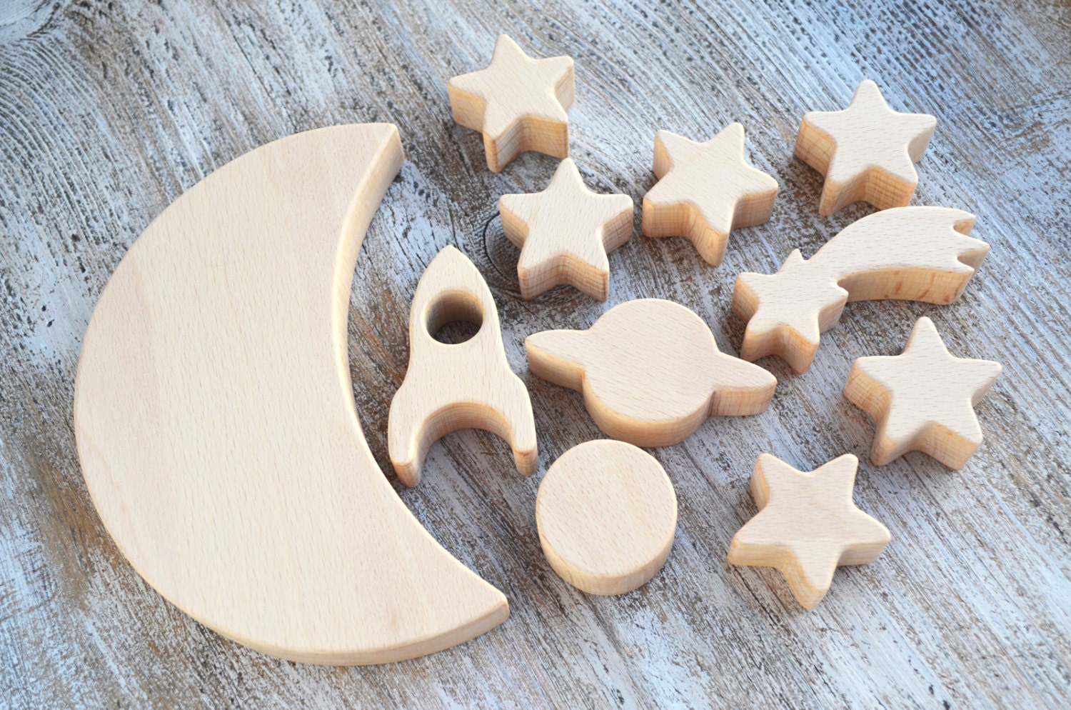 Personalized Space Themed Balance Toy Wooden Game for Children - Etsy