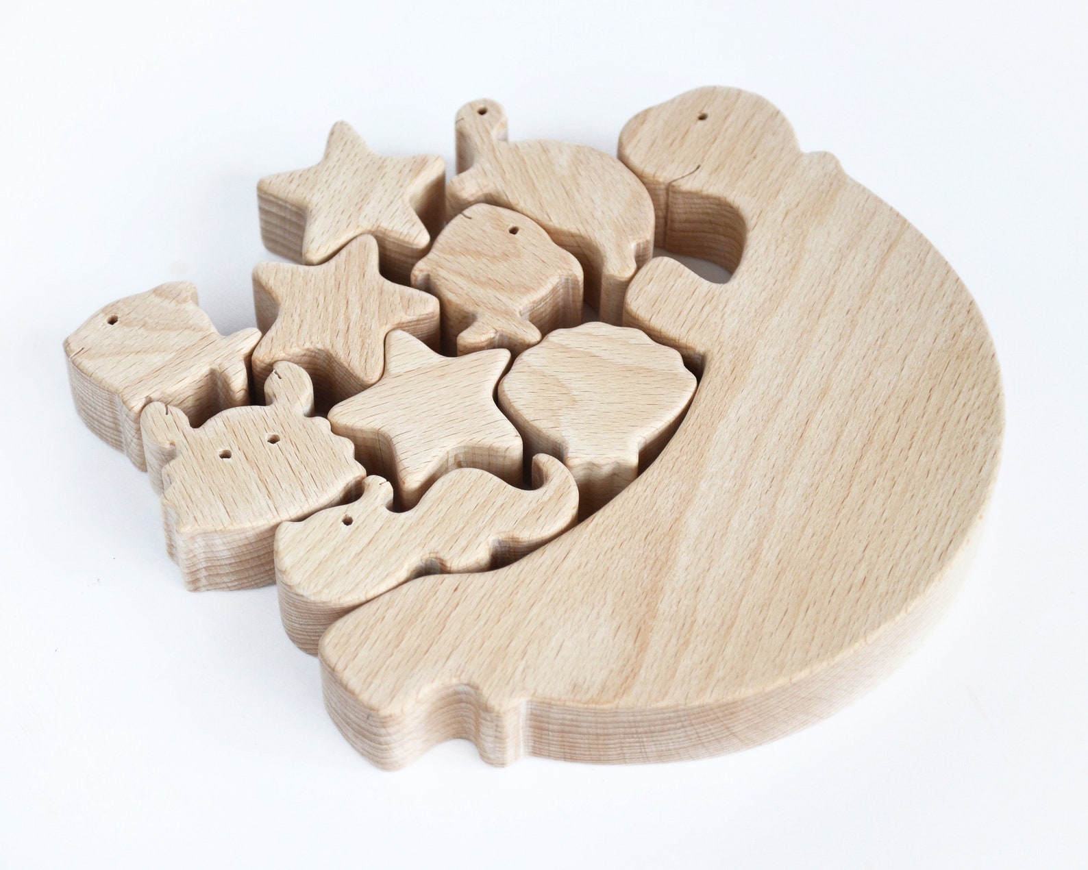 Personalized Turtle Wooden Stacking Toy . Balance Toy for | Etsy