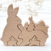 Wooden Bunny Puzzle Personalized Gifts for Mom. Easter Decor - Etsy