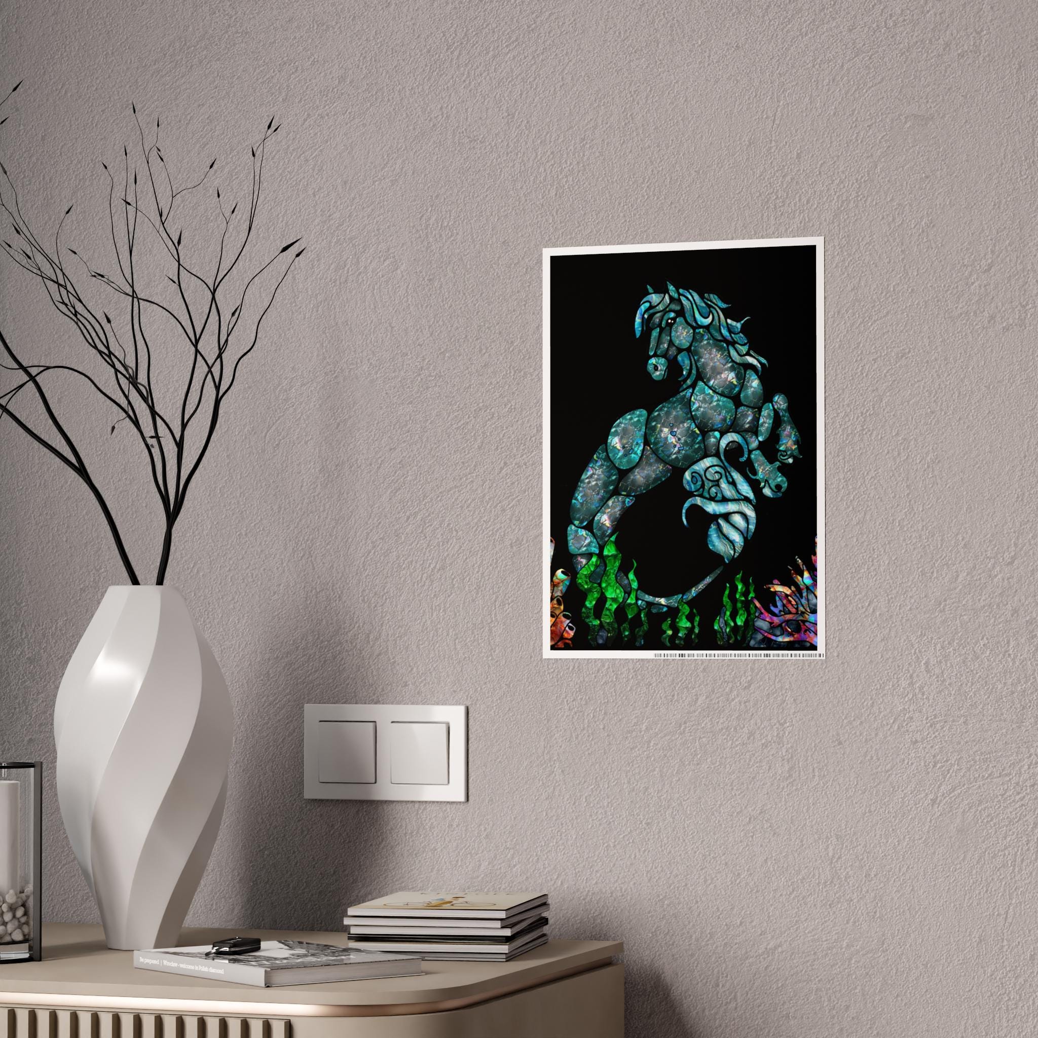 Hippocampus Poster, Mermaid, Merhorse, Mermicorn, Equine, Fantasy ...
