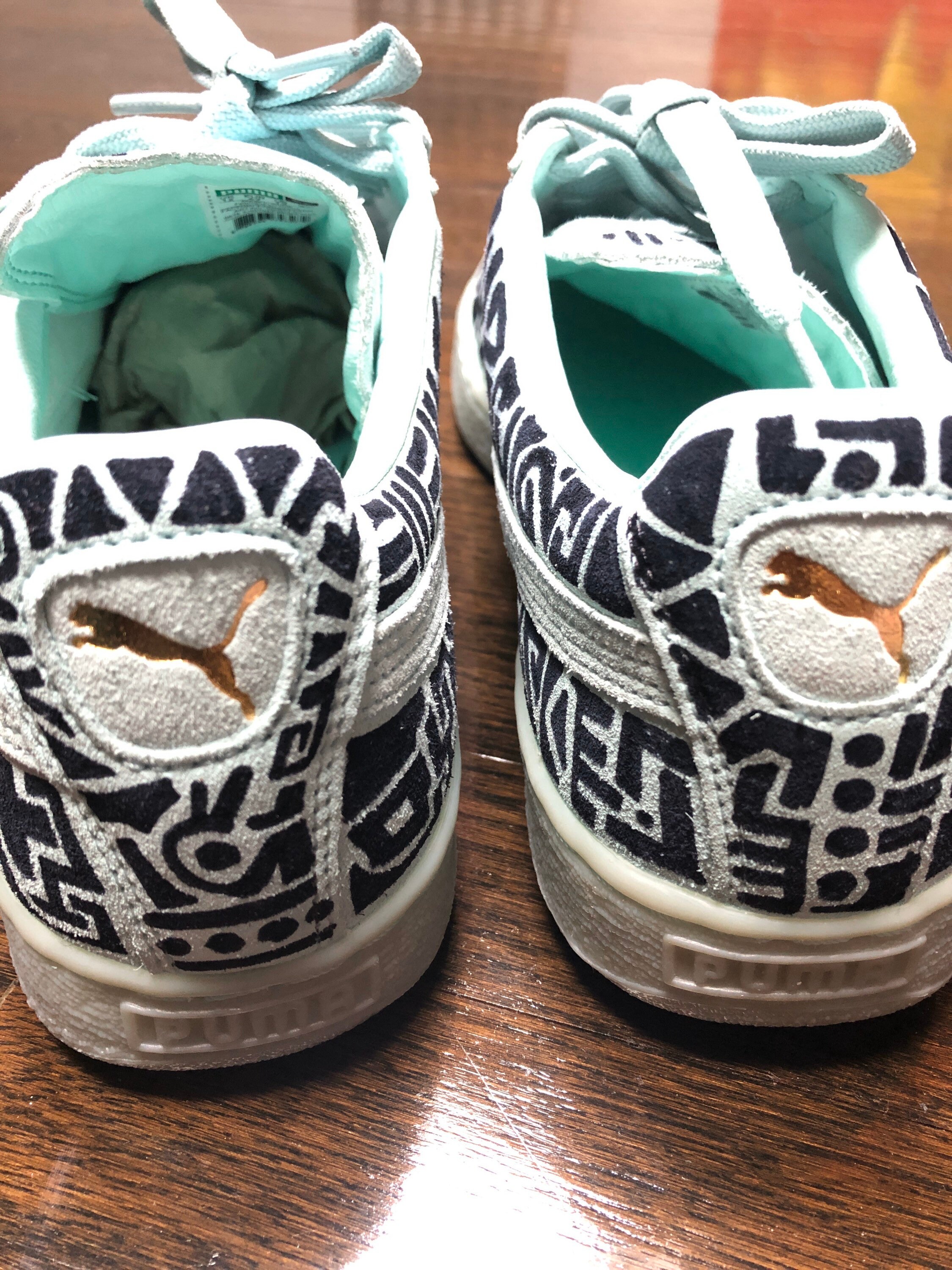 Custom Puma Sneakers Custom African Print Custom Hand | Etsy