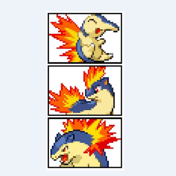 Typhlosion Pattern - Etsy