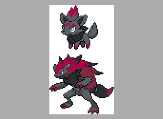 Zorua Pixel Art