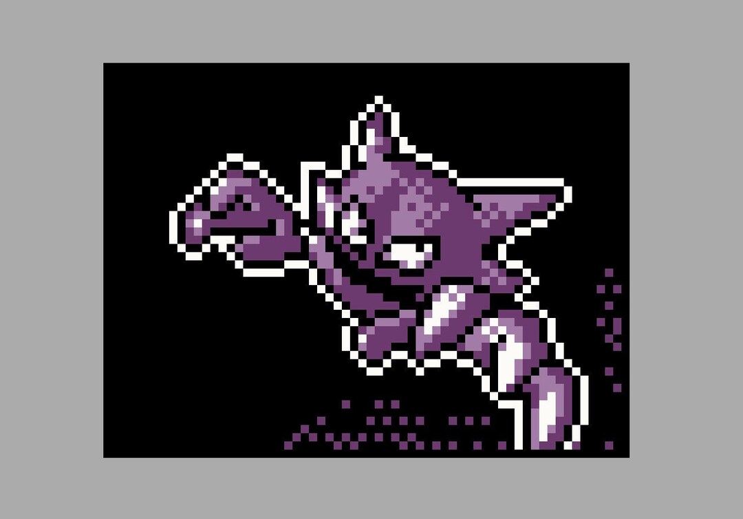 Haunter Pokemon TCG Cross Stitch Pattern - Etsy