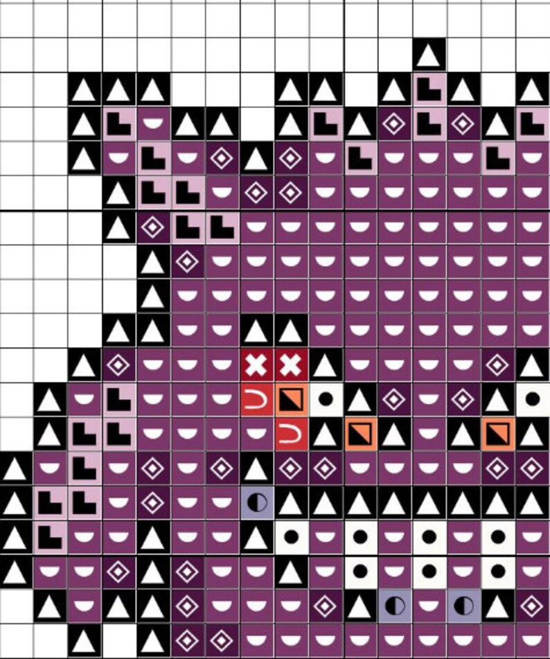 Ghost Pokemon Variations SIX Sprites Pattern - Etsy