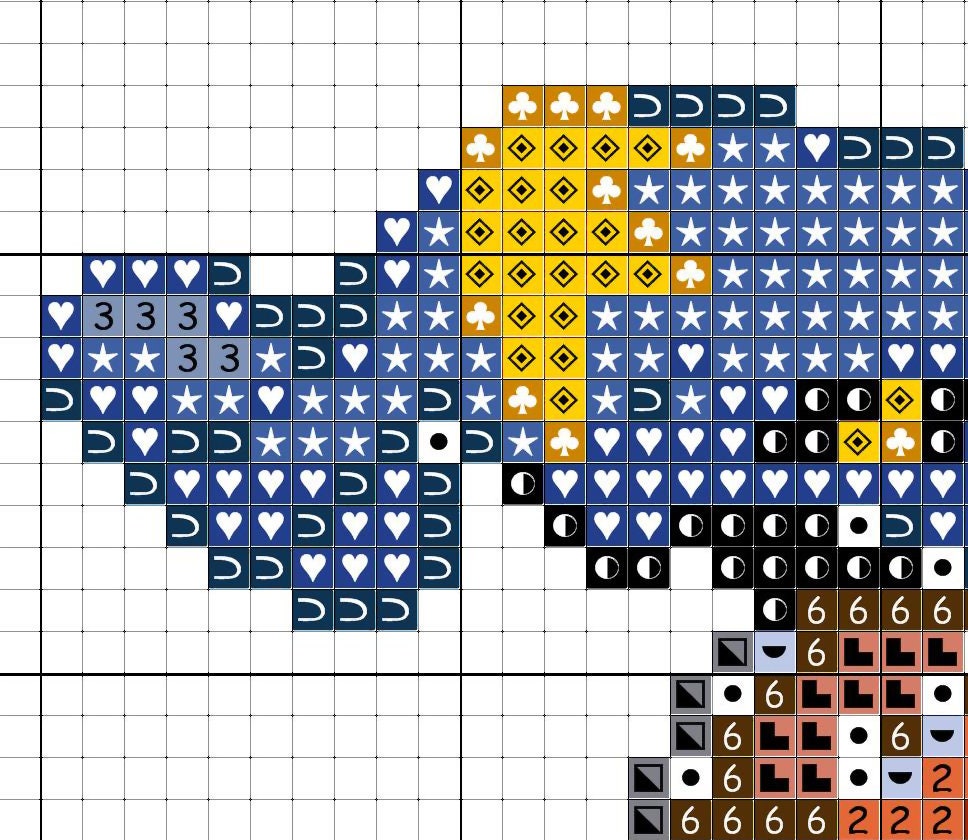 Gible Gabite Garchomp Evolution Sprites Cross Stitch Pattern - Etsy Finland