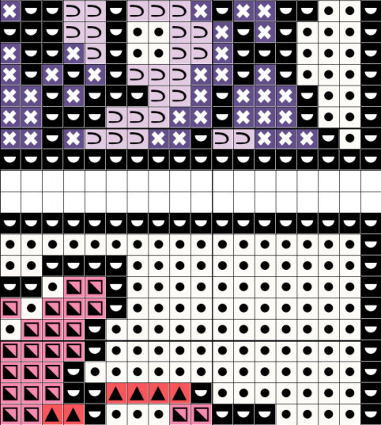 Mew and Mewtwo Pokemon Cross Stitch Pattern - Etsy