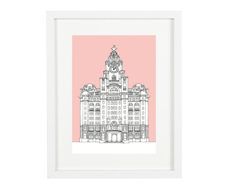 Liver Building Print Liverpool Print Liverpool Prints | Etsy