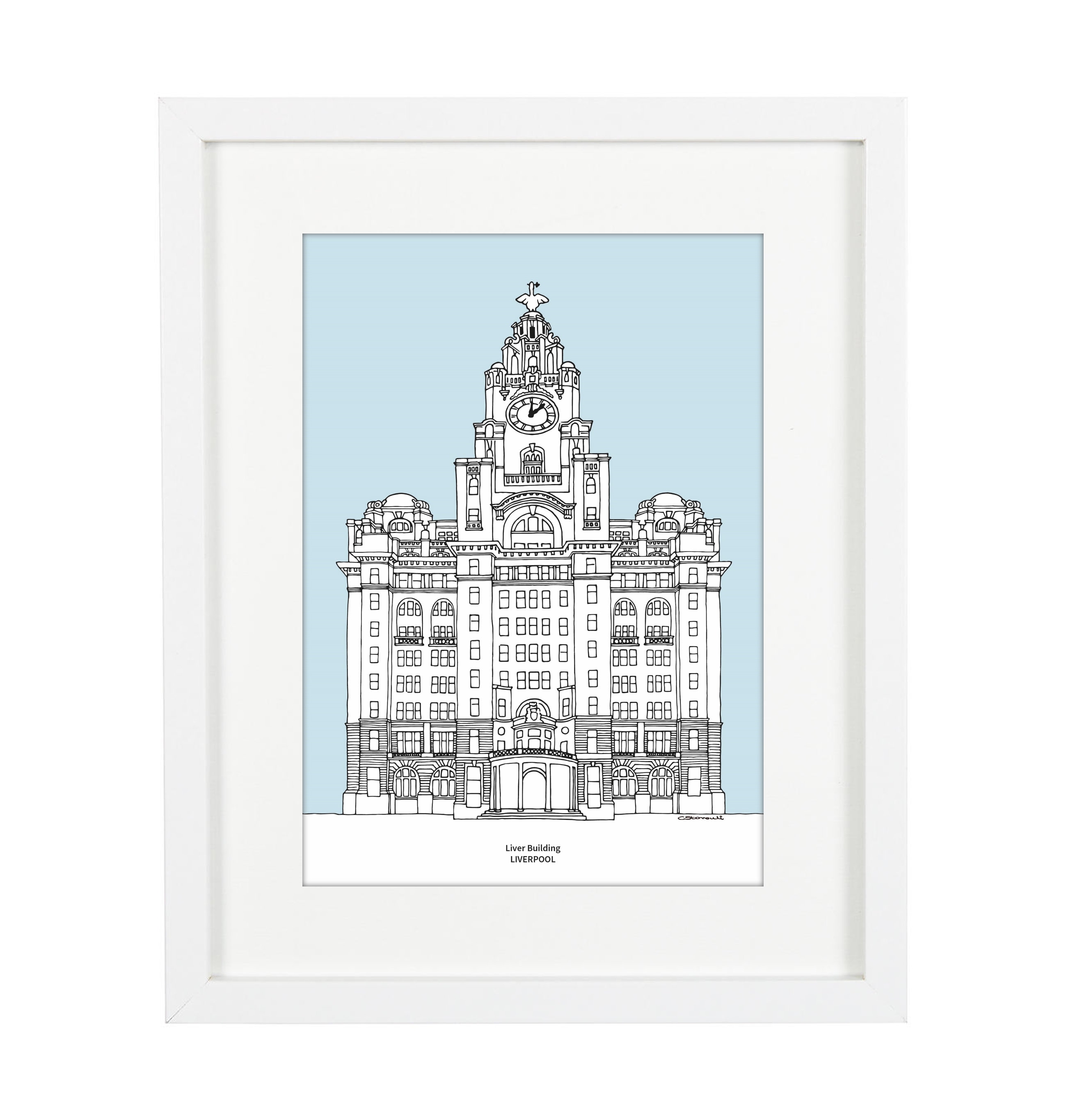 Liver Building Print | Liverpool Print | Liverpool Prints | Liverpool ...