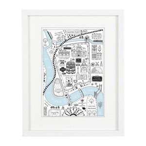 Chester City Map Hand Drawn Chester Map Chester Print Chester ...