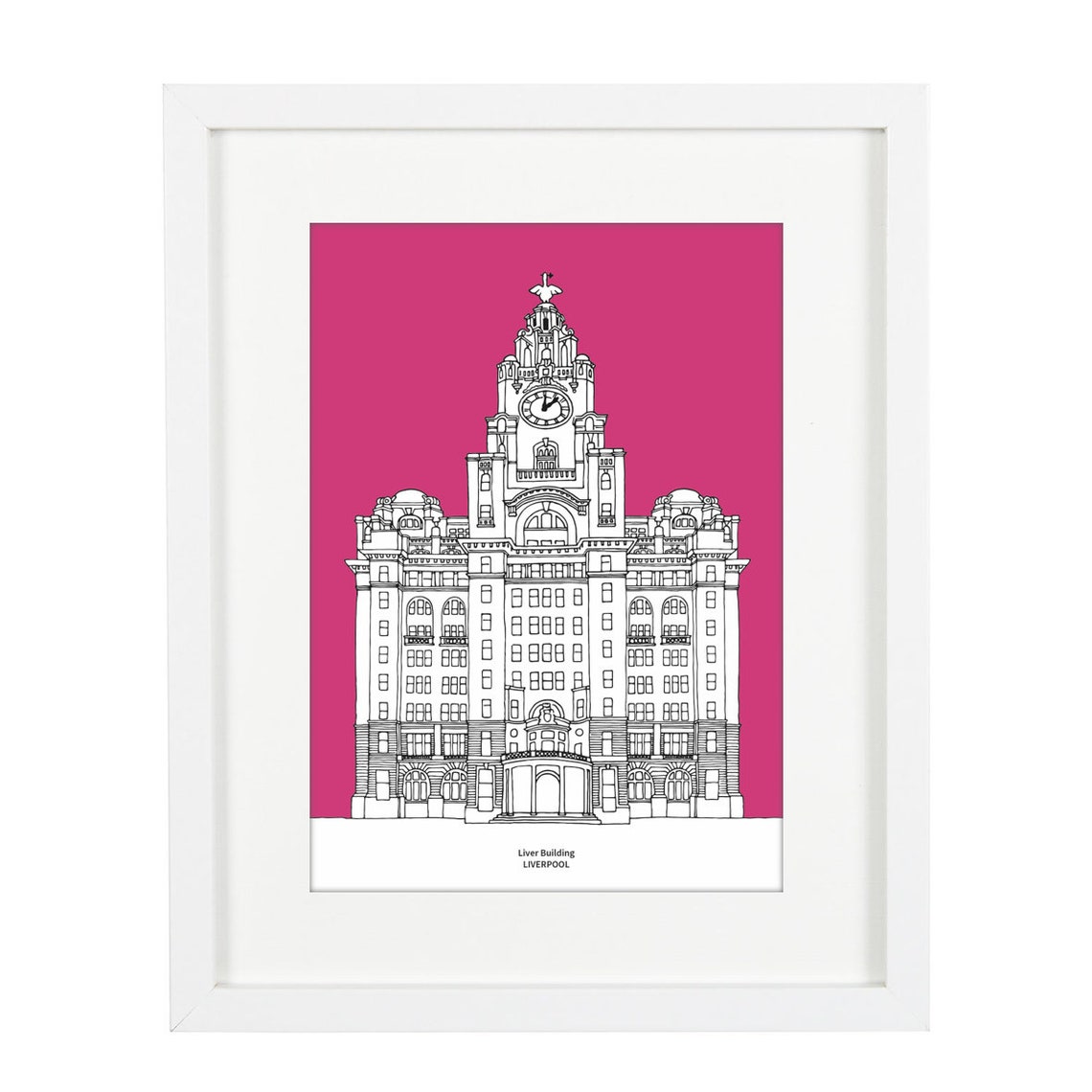 Liver Building Print Liverpool Print Liverpool Prints | Etsy