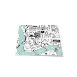 Chester City Map Hand Drawn Chester Map Chester Print Chester ...