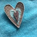 Heart Shaped Handmade Brooch/ Pin - Etsy