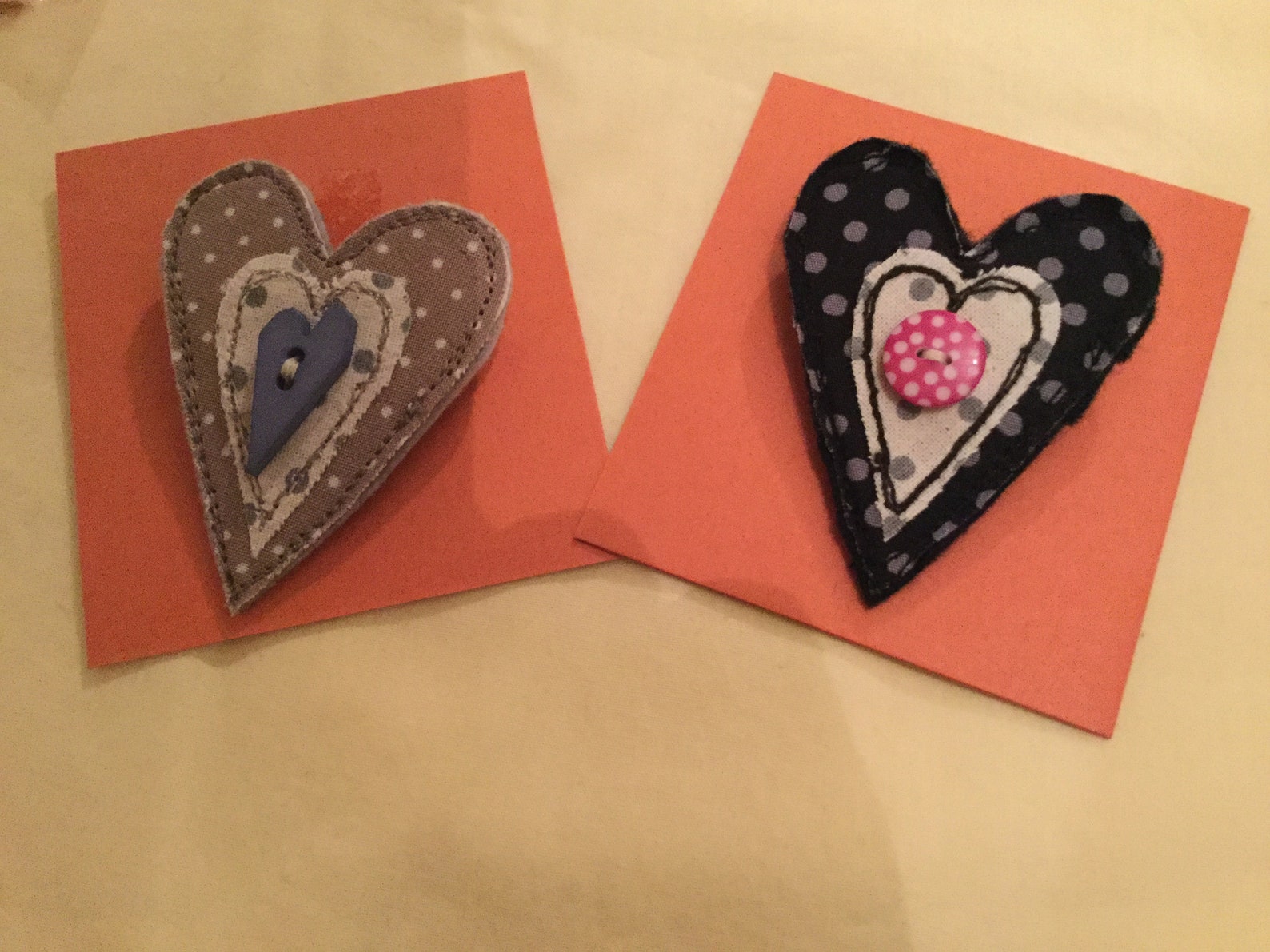 Heart Shaped Handmade Brooch/ Pin - Etsy