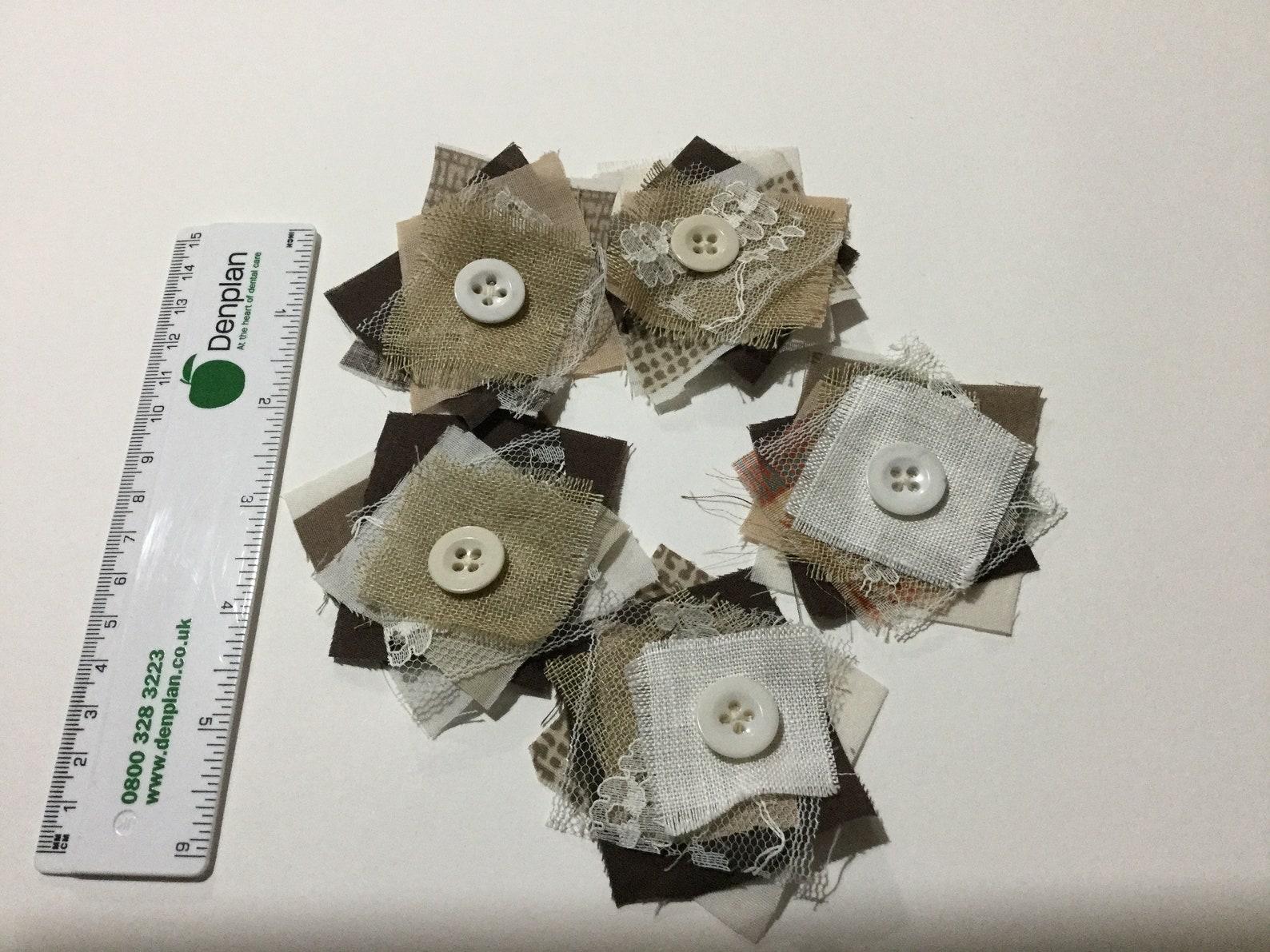 Journaling Clusters/fabric Clusters/embellishments/coffee and Cream ...