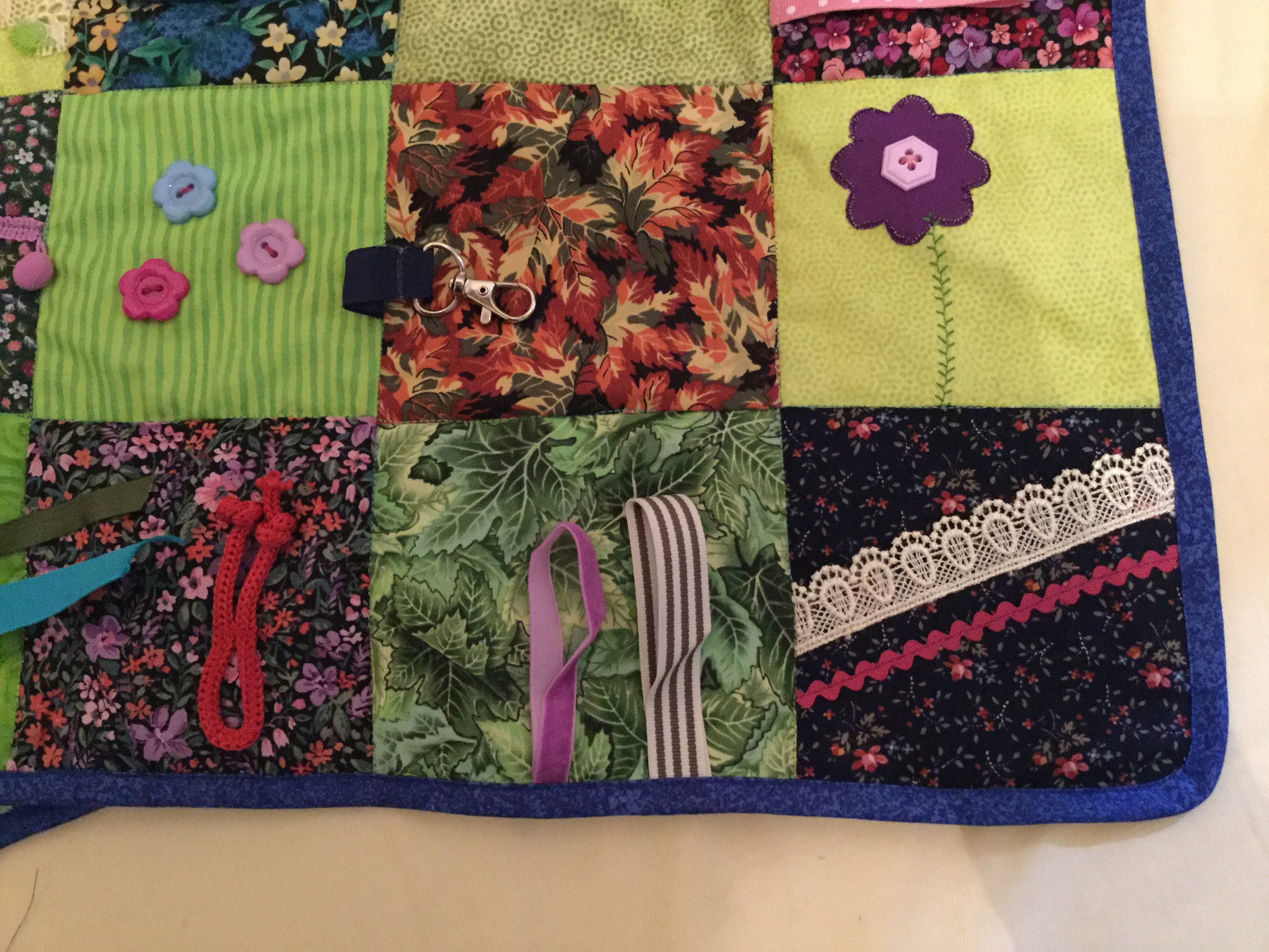 Altzheimer’s Twiddle Mat/dementia Fidget Mat for Garden Lover/sensory ...