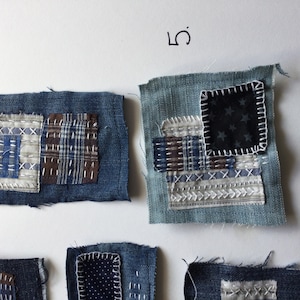 Boro Denim Patch/ Hand Stitched Decorative Denim Patches/sashimi ...