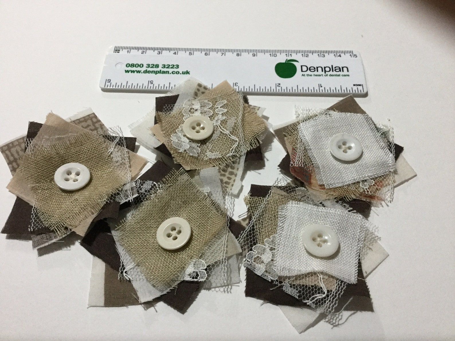 Journaling Clusters/fabric Clusters/embellishments/coffee and Cream ...