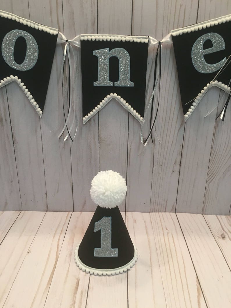 Boys 1st birthday hat and high chair banner first birthday | Etsy