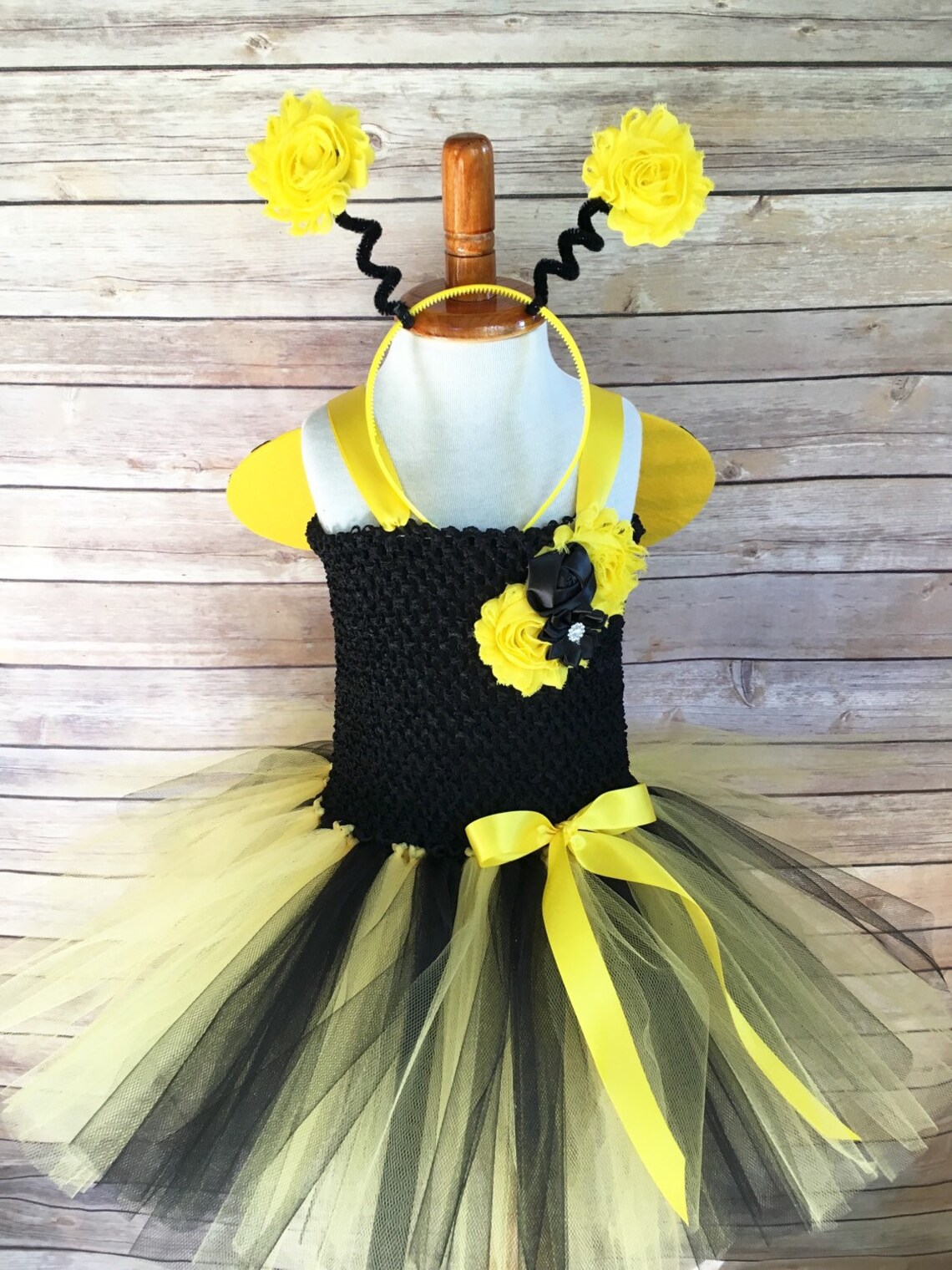 Bee Costume Bumble Bee Tutu Halloween Costume Bee Dress - Etsy