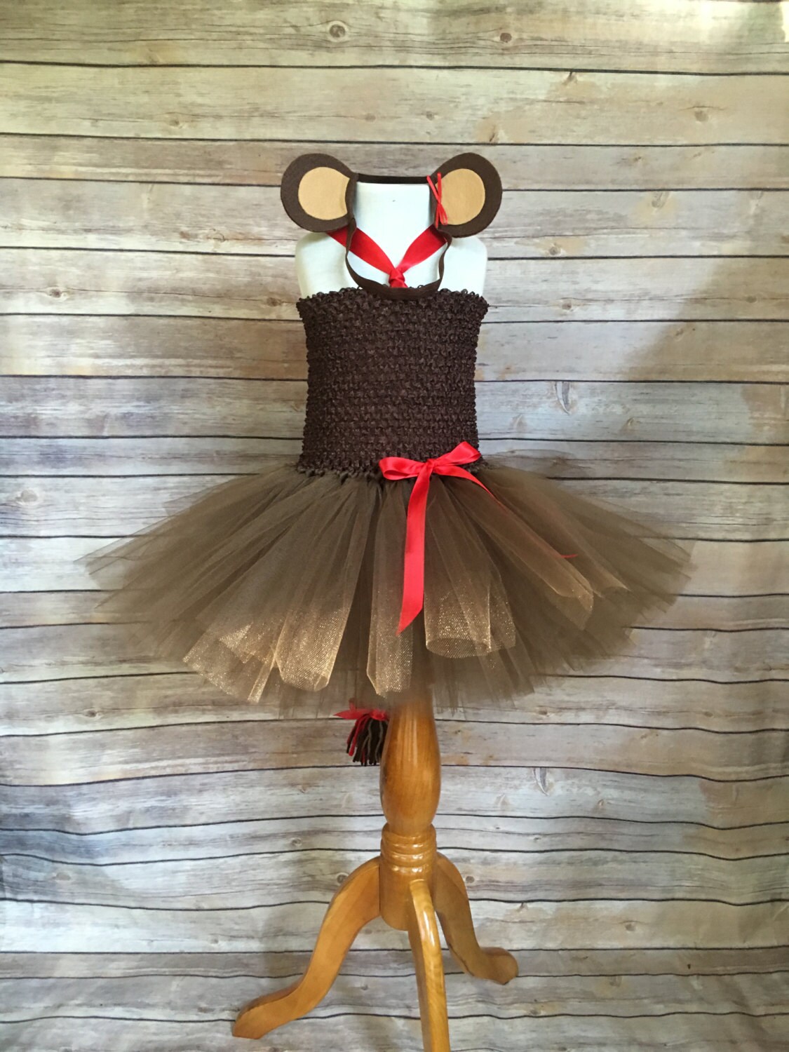 Monkey Tutu Costume - Monkey Costume - Halloween Costume - Monkey Tutu ...