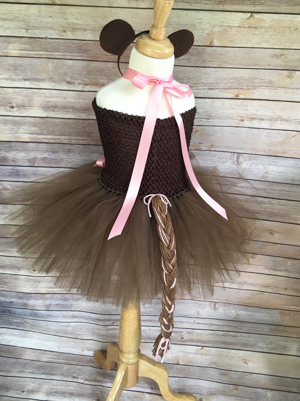Monkey Costume Monkey Tutu Halloween Costume Girls Dress - Etsy