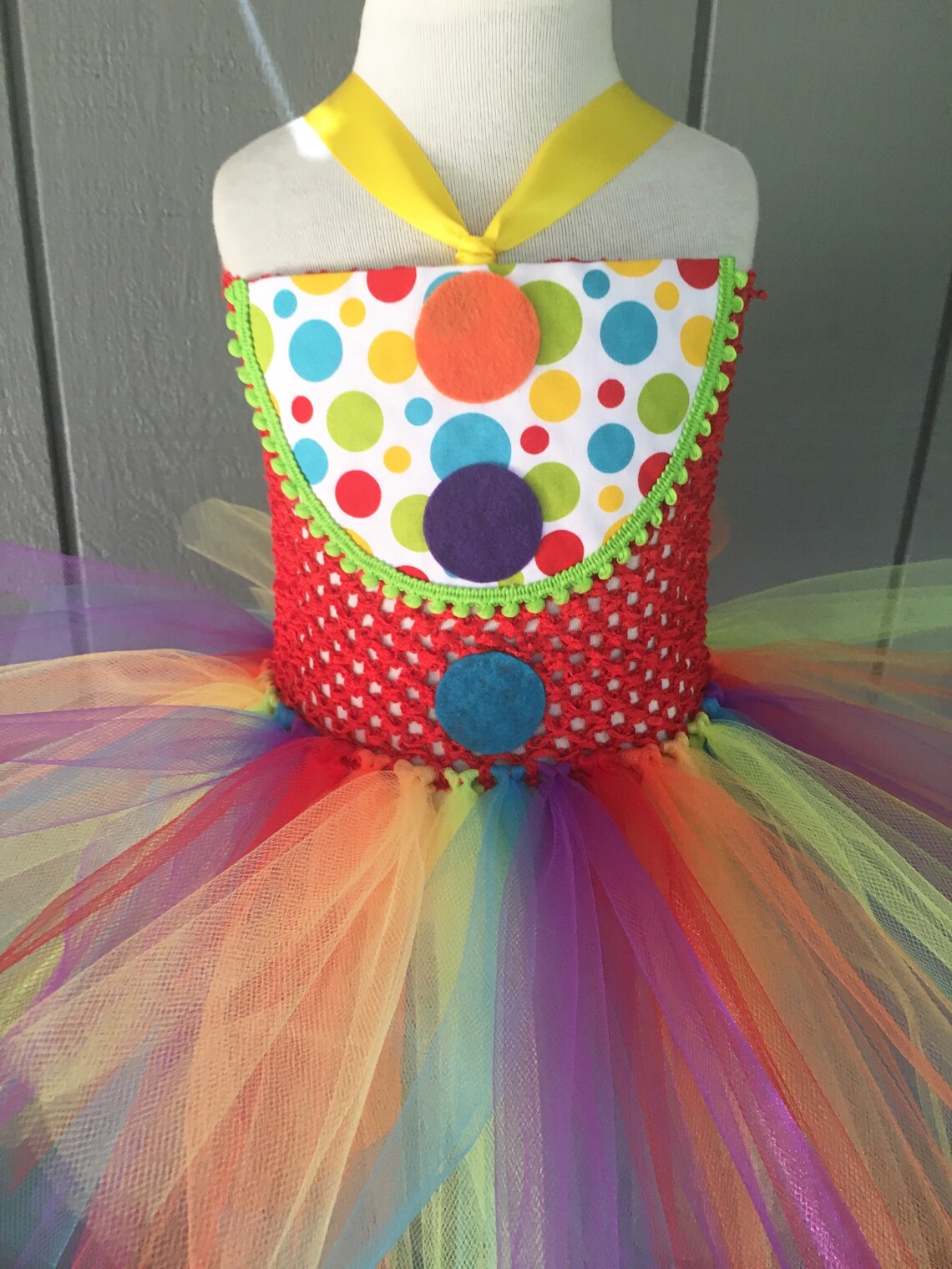 Clown Costume - Clown Tutu - Halloween Costume - Girls Dress up ...