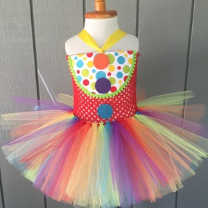 Clown Costume - Clown Tutu - Halloween Costume - Girls Dress up ...