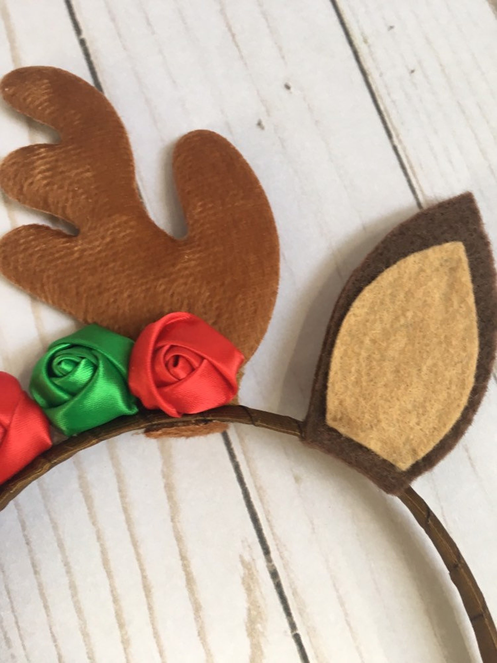 Reindeer Headband - Deer Costume - Deer Costume Accessory - Christmas ...