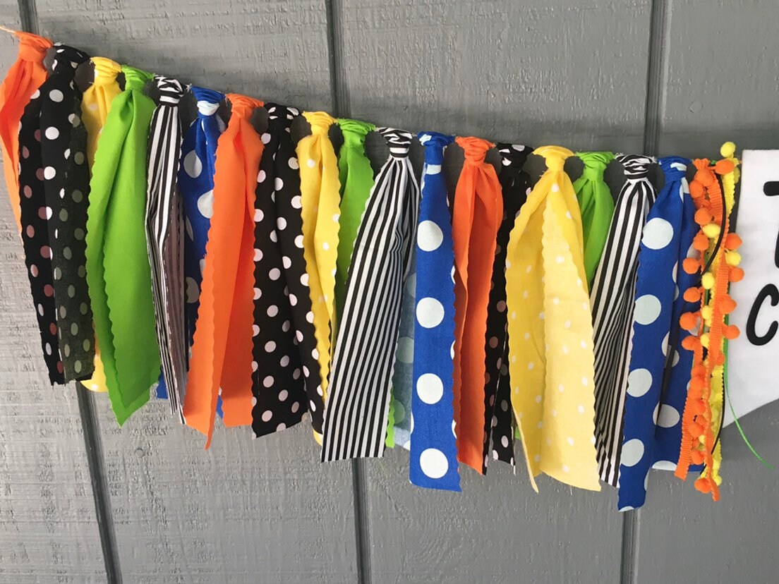 Boys two cool birthday banner second birthday banner two | Etsy