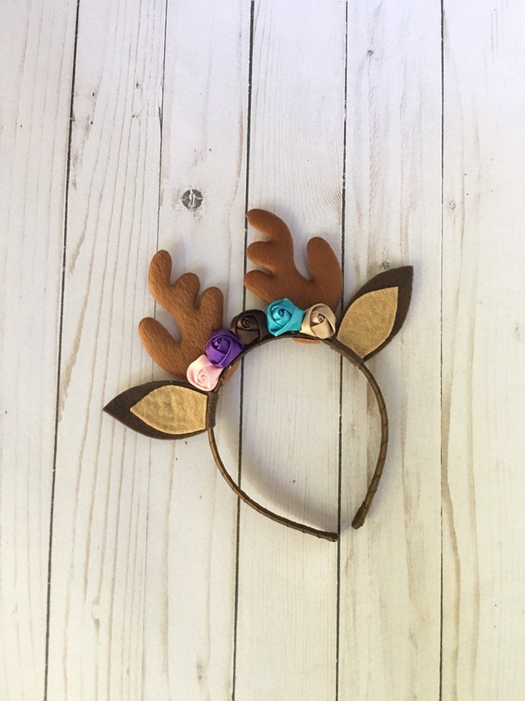 Reindeer headband deer costume deer costume accessory | Etsy