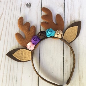 Reindeer Headband - Deer Costume - Deer Costume Accessory - Christmas ...
