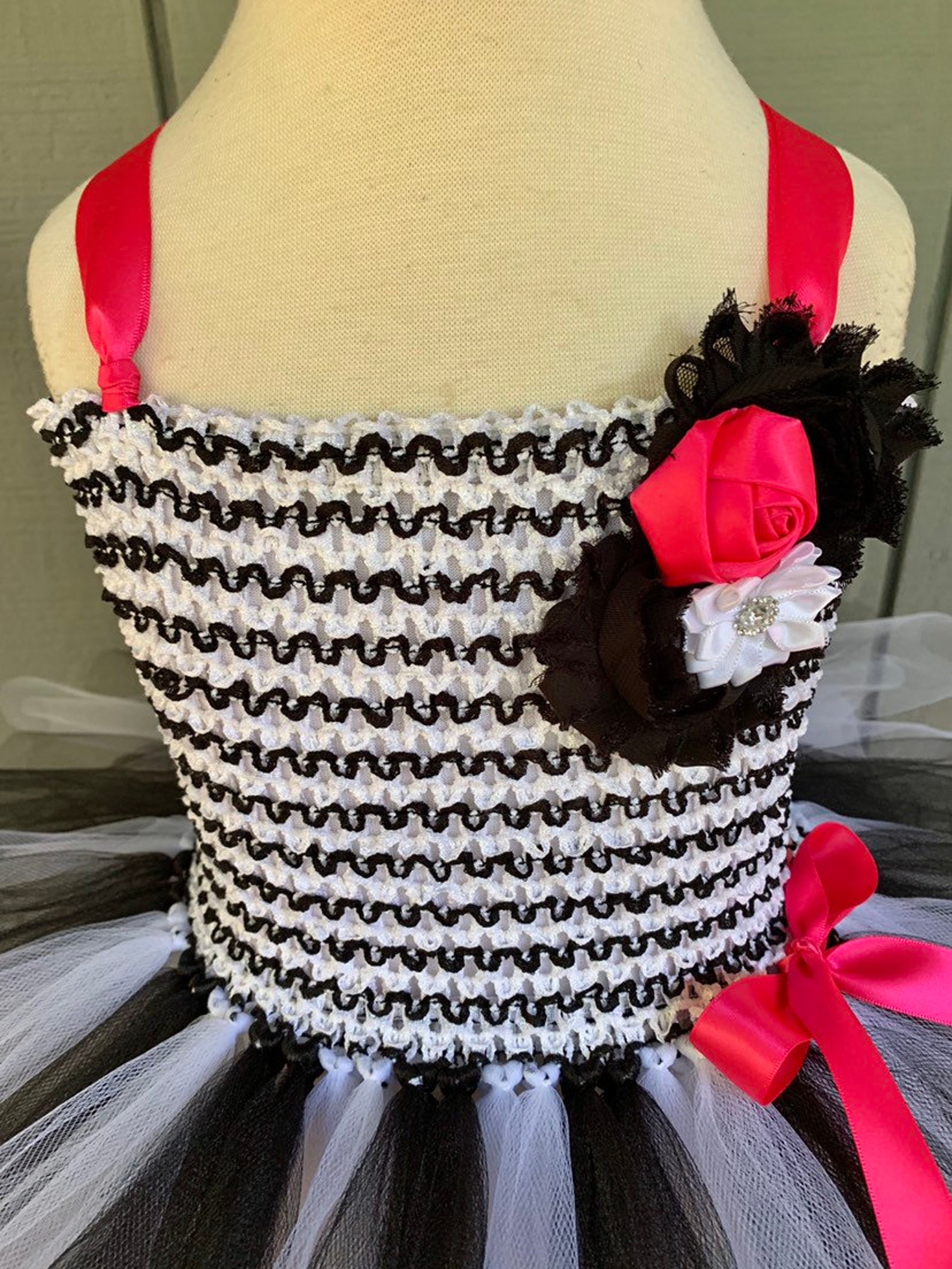 Zebra Costume Zebra Tutu Halloween Costume Black and - Etsy