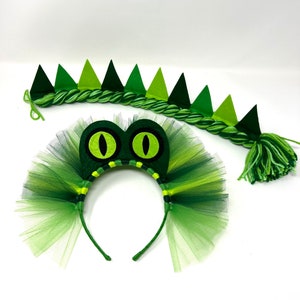 Alligator Tutu and Headband - Gator Tutu - Halloween Costume ...