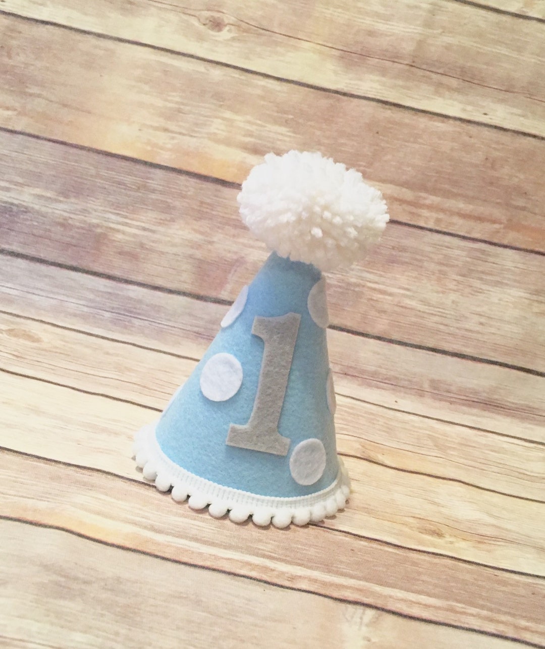 Boys Birthday Hat - 1/2 Birthday Party Hat - 1st Birthday Hat - First ...