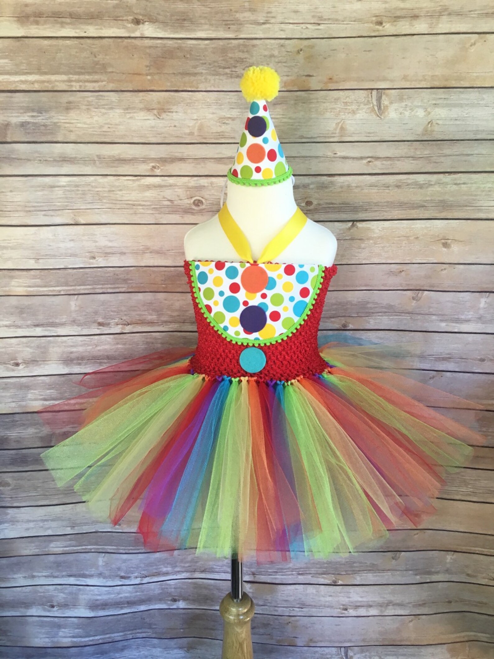 Clown Costume - Clown Tutu - Halloween Costume - Girls Dress up ...