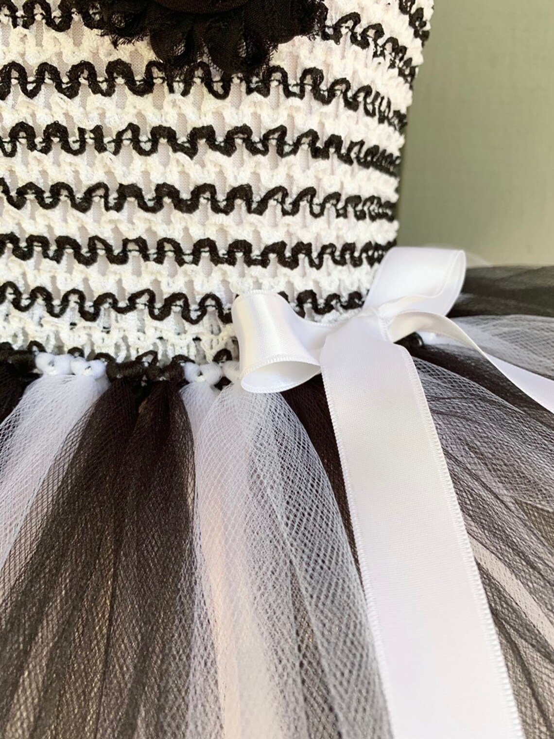 Zebra Dress Zebra Tutu Girls Halloween Costume Black and - Etsy