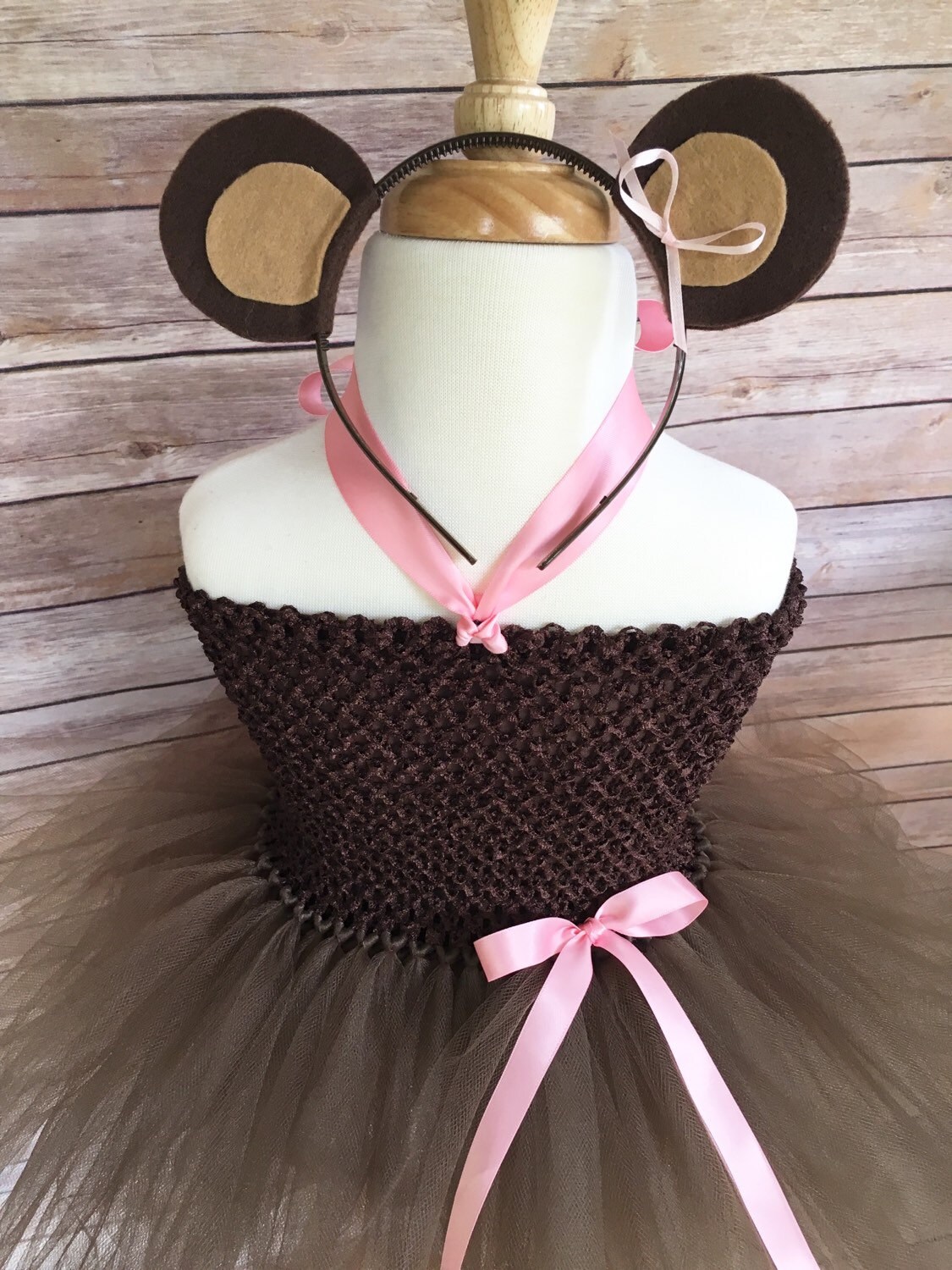 Monkey costume monkey tutu halloween costume girls | Etsy