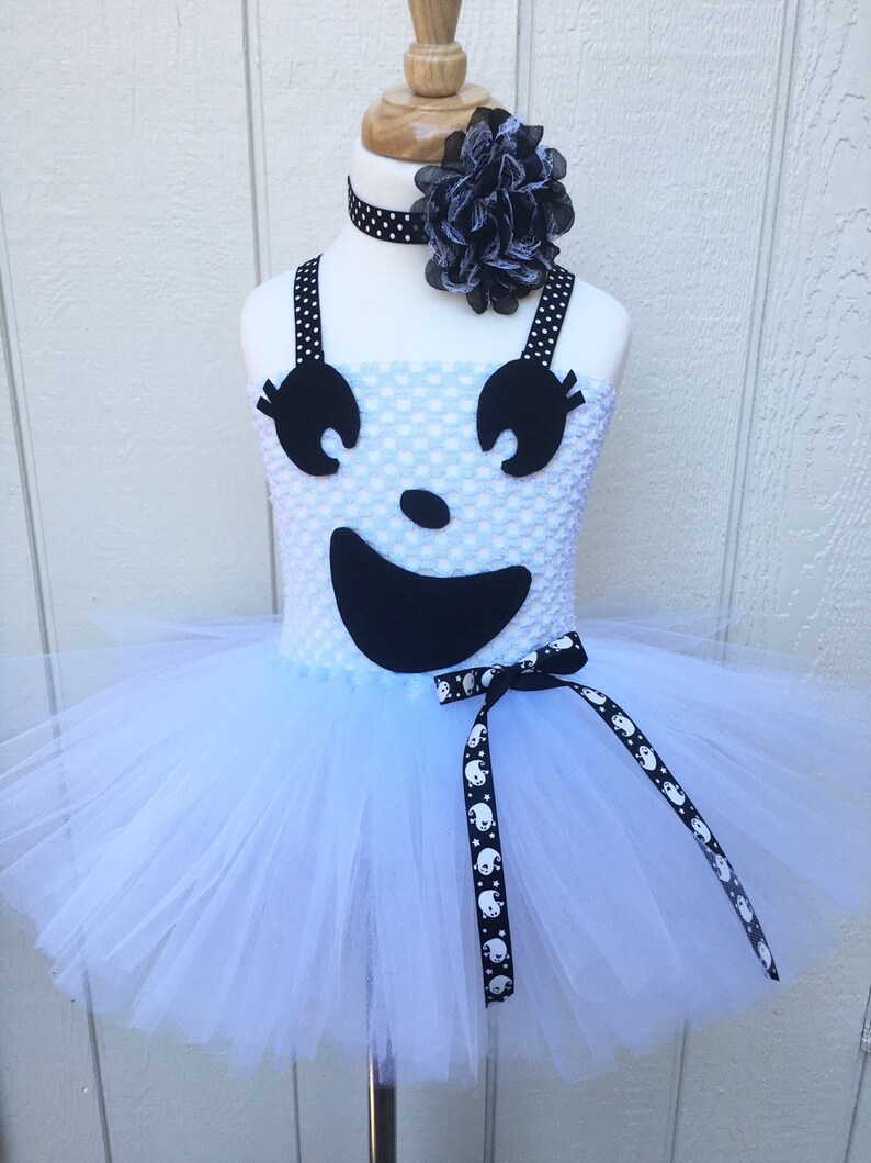 Girls Ghost Costume - Halloween Costume - Ghost Tutu Dress - Baby Girl ...