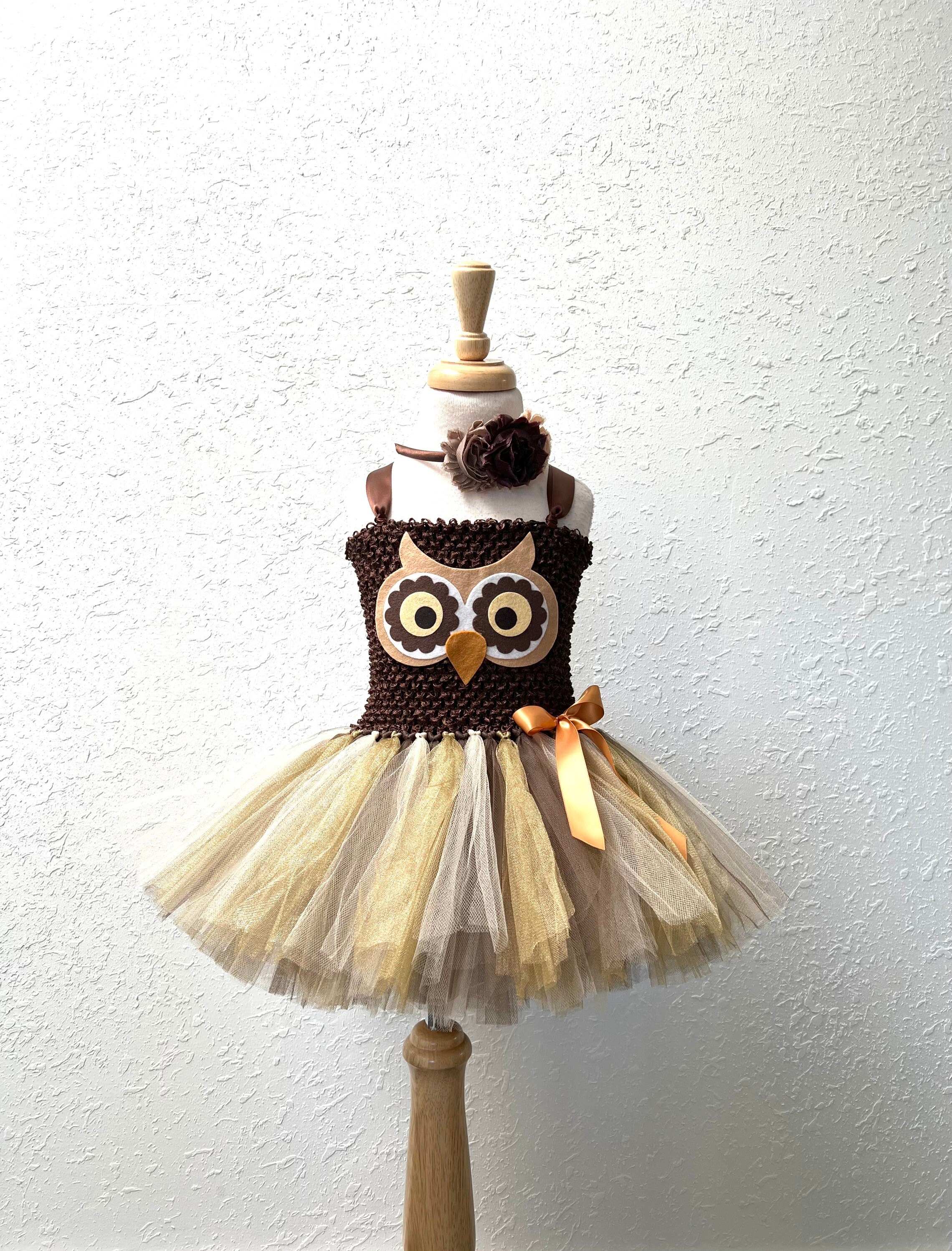 Brown Owl Costume Owl Dress Halloween Costume Owl - Etsy