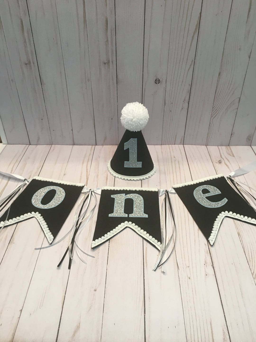 Boys 1st Birthday Hat and High Chair Banner - First Birthday Hat - Boys ...