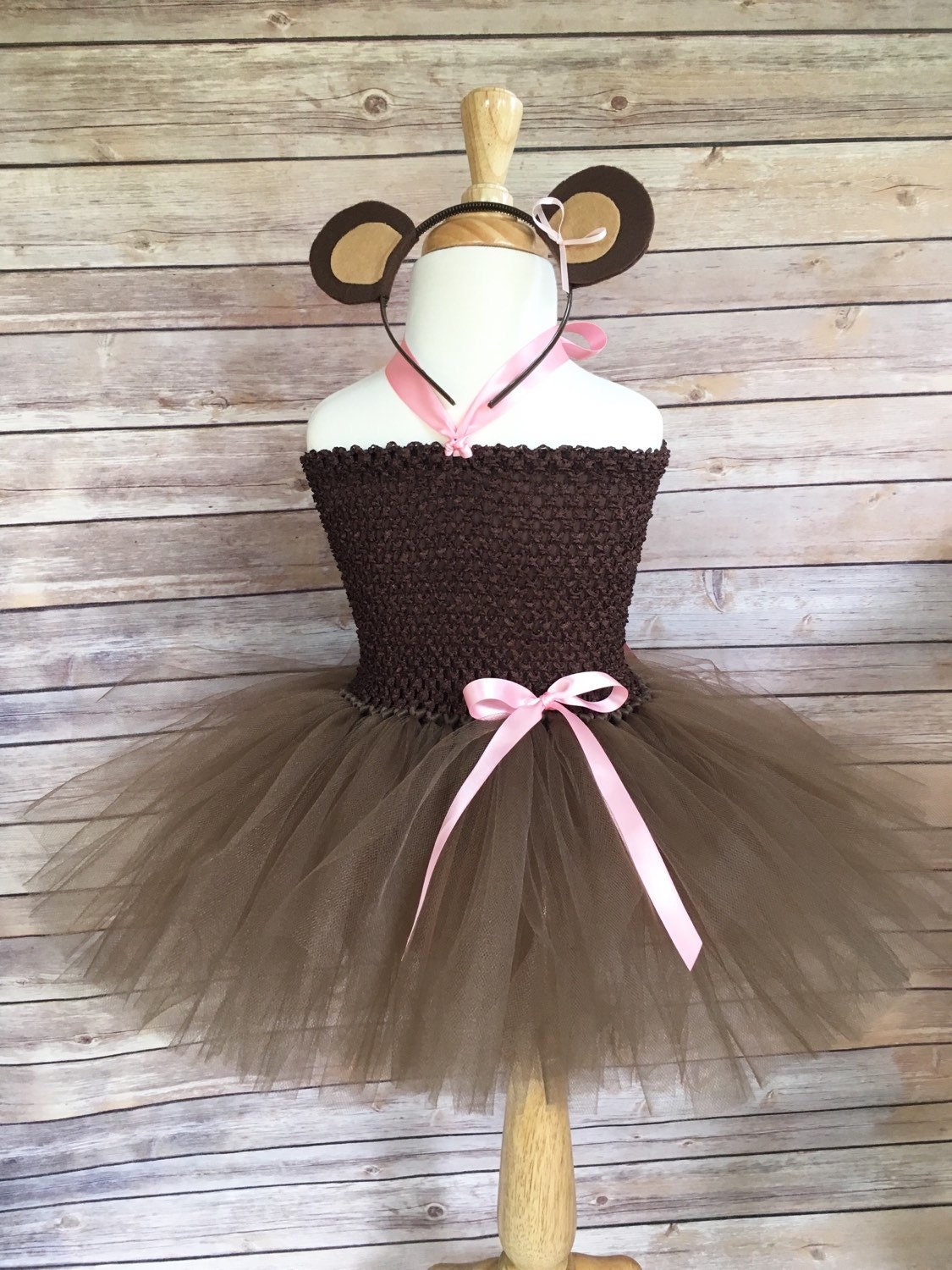 Monkey costume monkey tutu halloween costume girls | Etsy