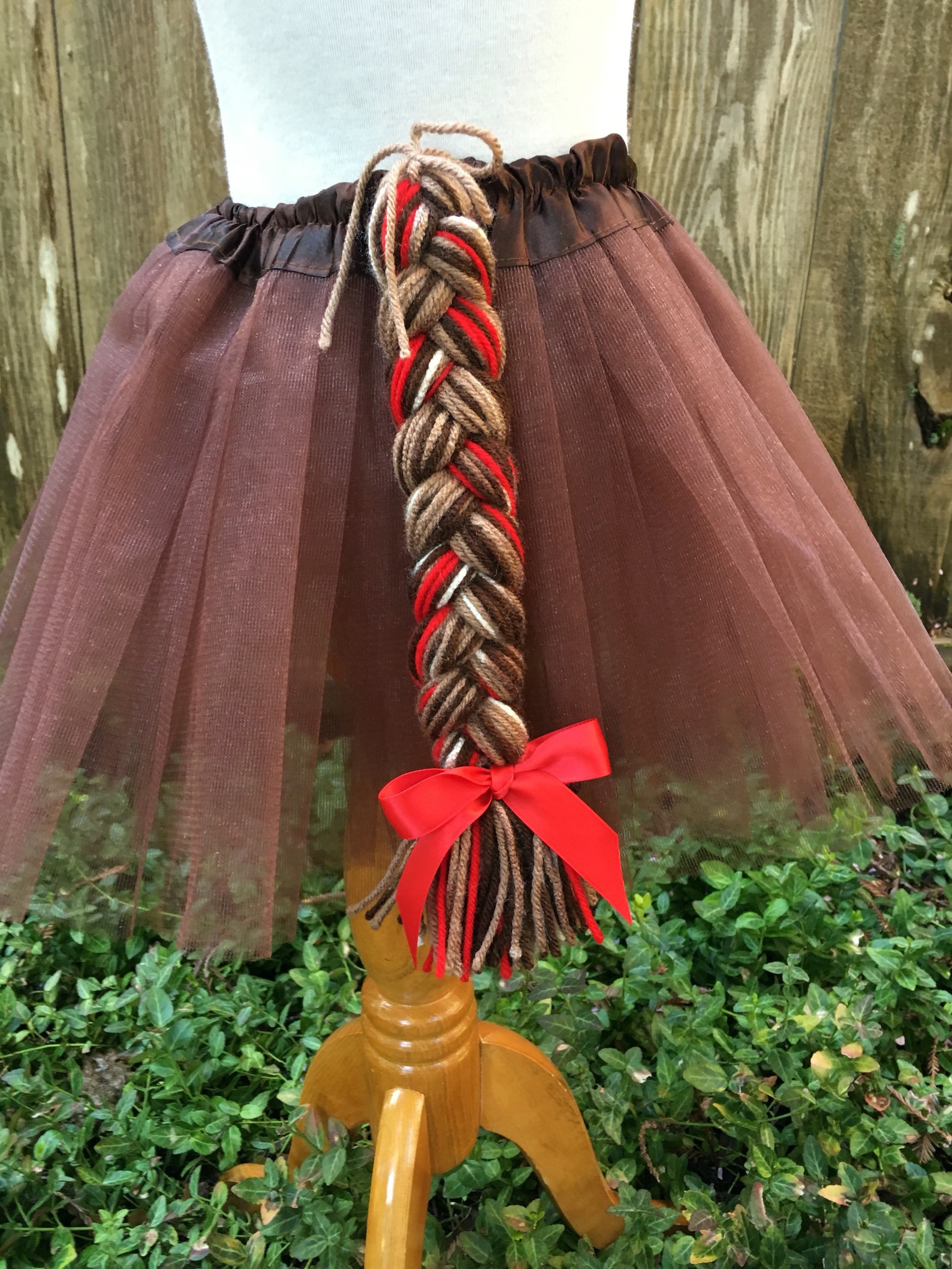 Monkey Costume Red and Brown Monkey Tutu Girls Halloween - Etsy