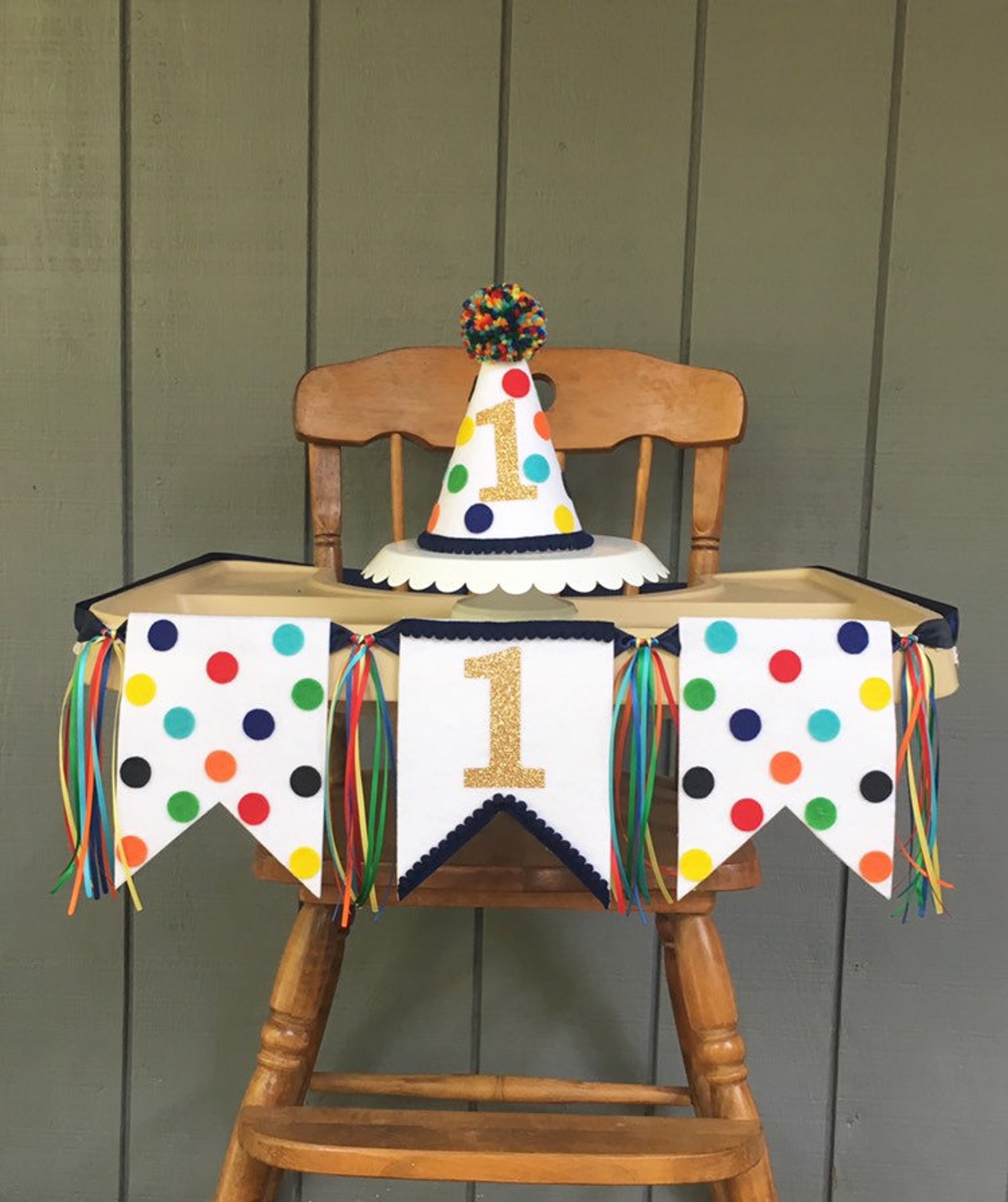 Boys High Chair Banner First Birthday Highchair Banner | Etsy