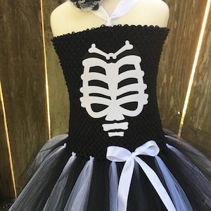 Skeleton Costume - Girls Tutu Costume - Halloween Costume - Skeleton ...