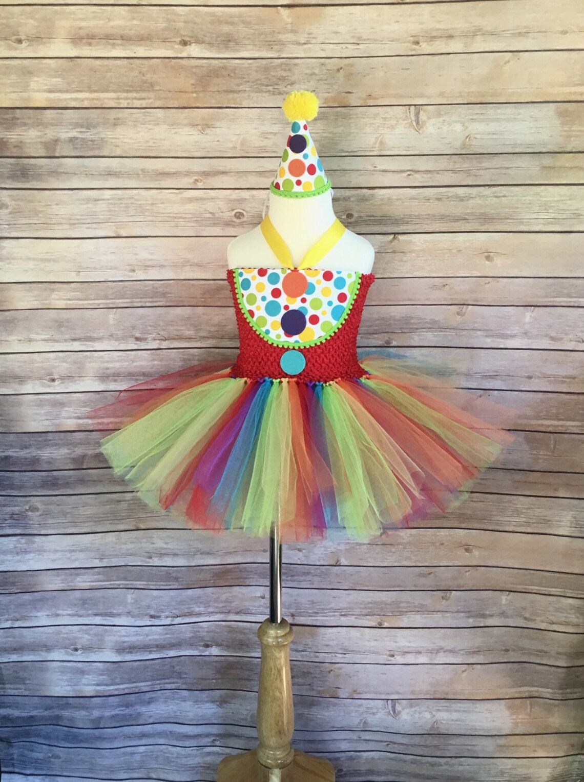 Clown Costume - Clown Tutu - Halloween Costume - Girls Dress up ...