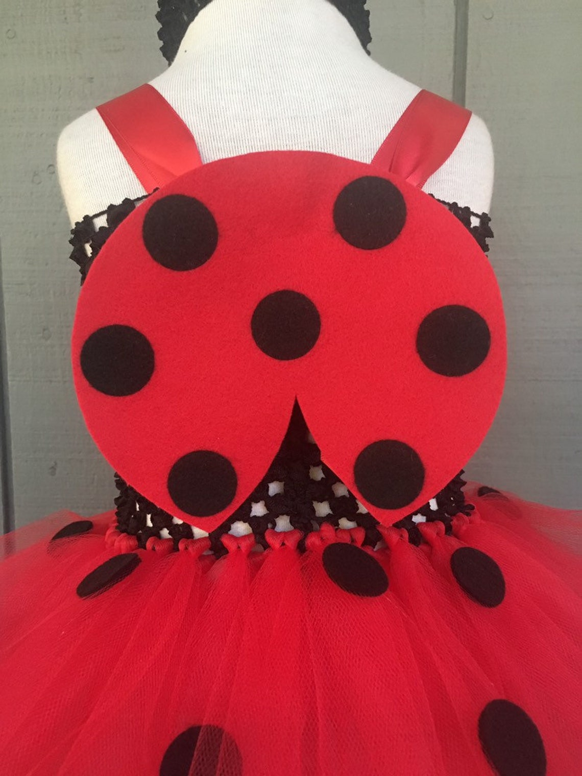 Ladybug costume ladybug dress lady bug tutu halloween | Etsy