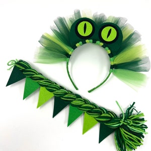 Alligator Headband - Alligator Costume - Dragon Costume Accessory ...