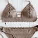 Crochet Swimsuit - Brazilian Crochet Swim Suit - Crocheted Bikini ...