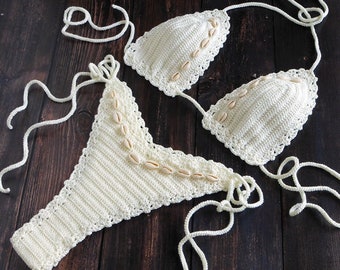 Micro Crochet Bikini - Etsy